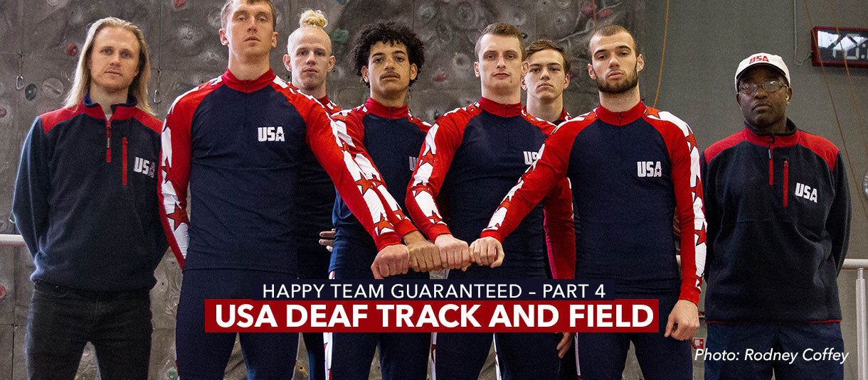 Happy Team Guaranteed – USA Deaf Track and Field – Boathouse